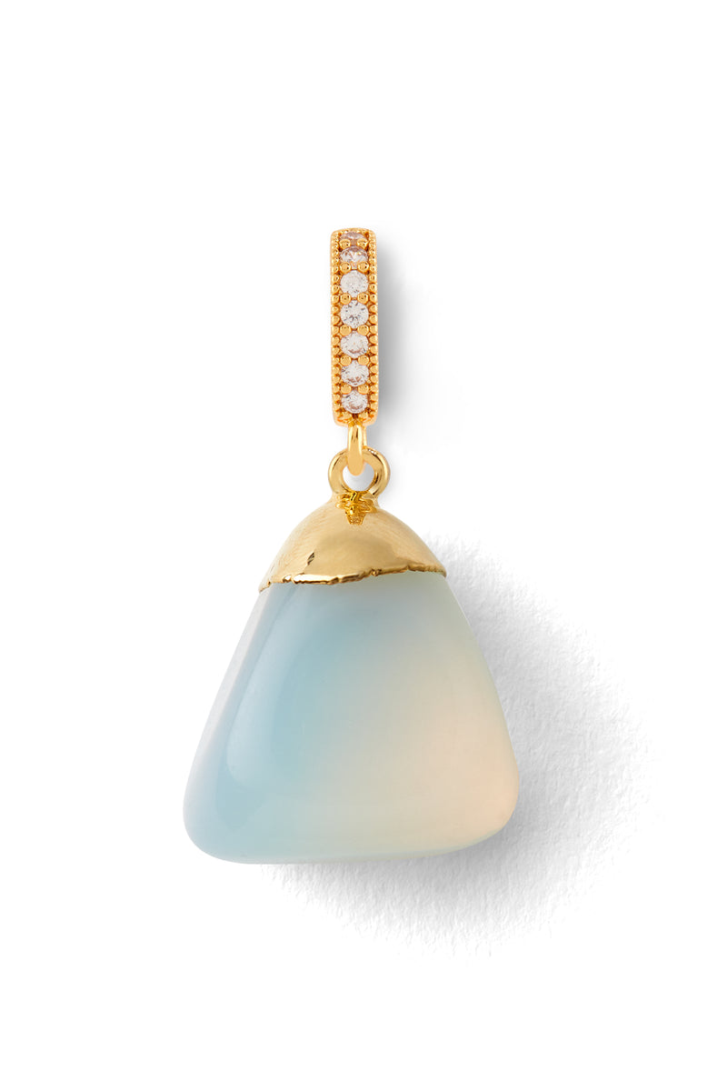 Opaline Pave Connector Crystal Haze Jewelry